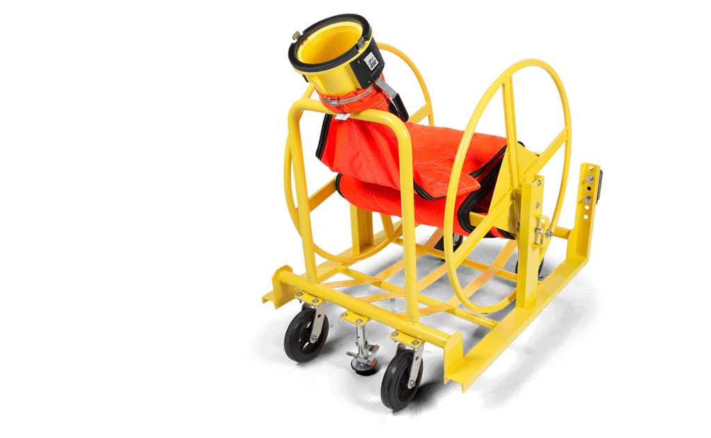 Flat Duct Reel Cart - Convenient airside storage | ITW GSE