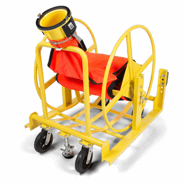 Flat Duct Reel Cart - Convenient airside storage | ITW GSE