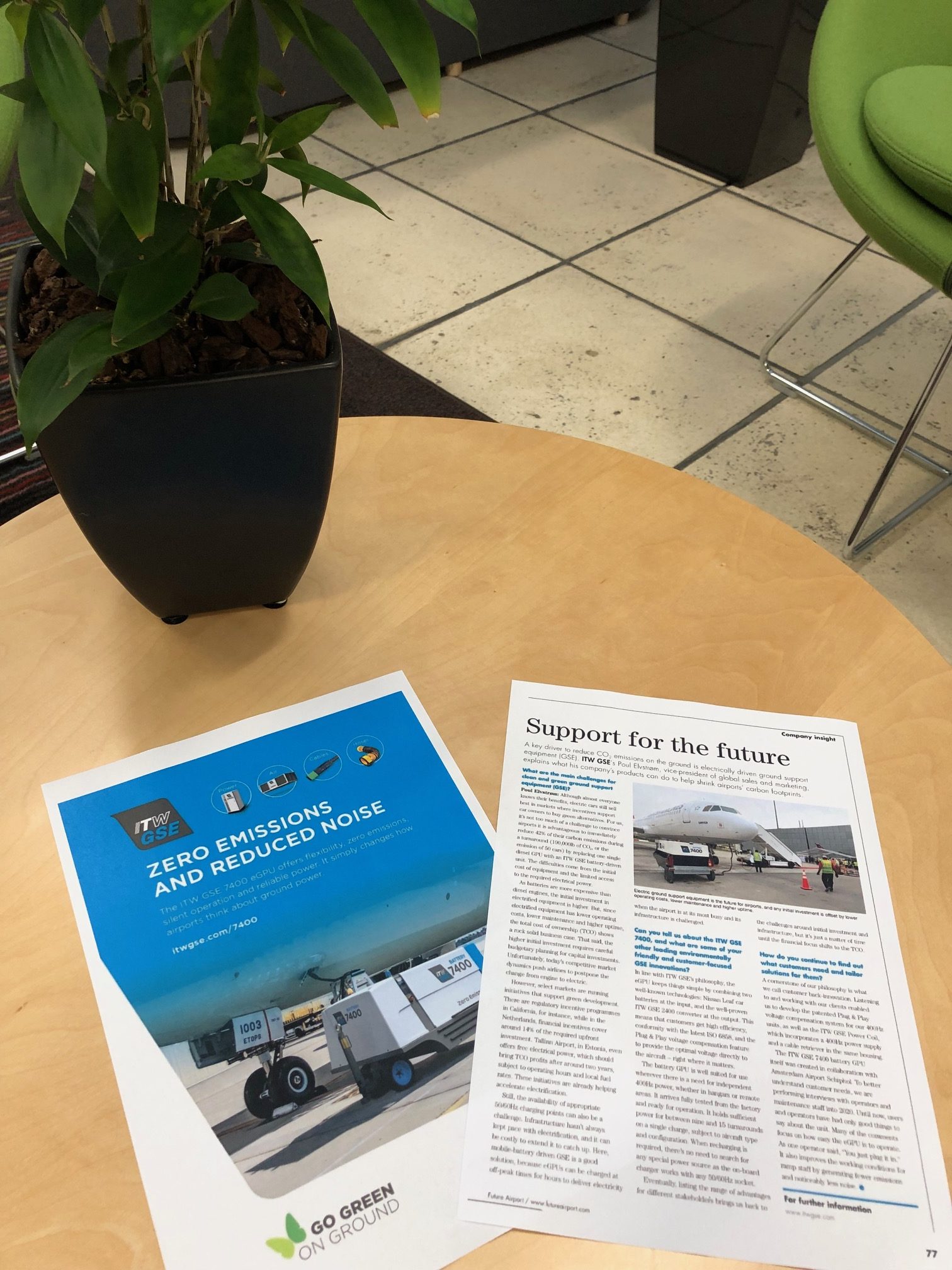 Future Airport Magazine - A greener future | ITW GSE