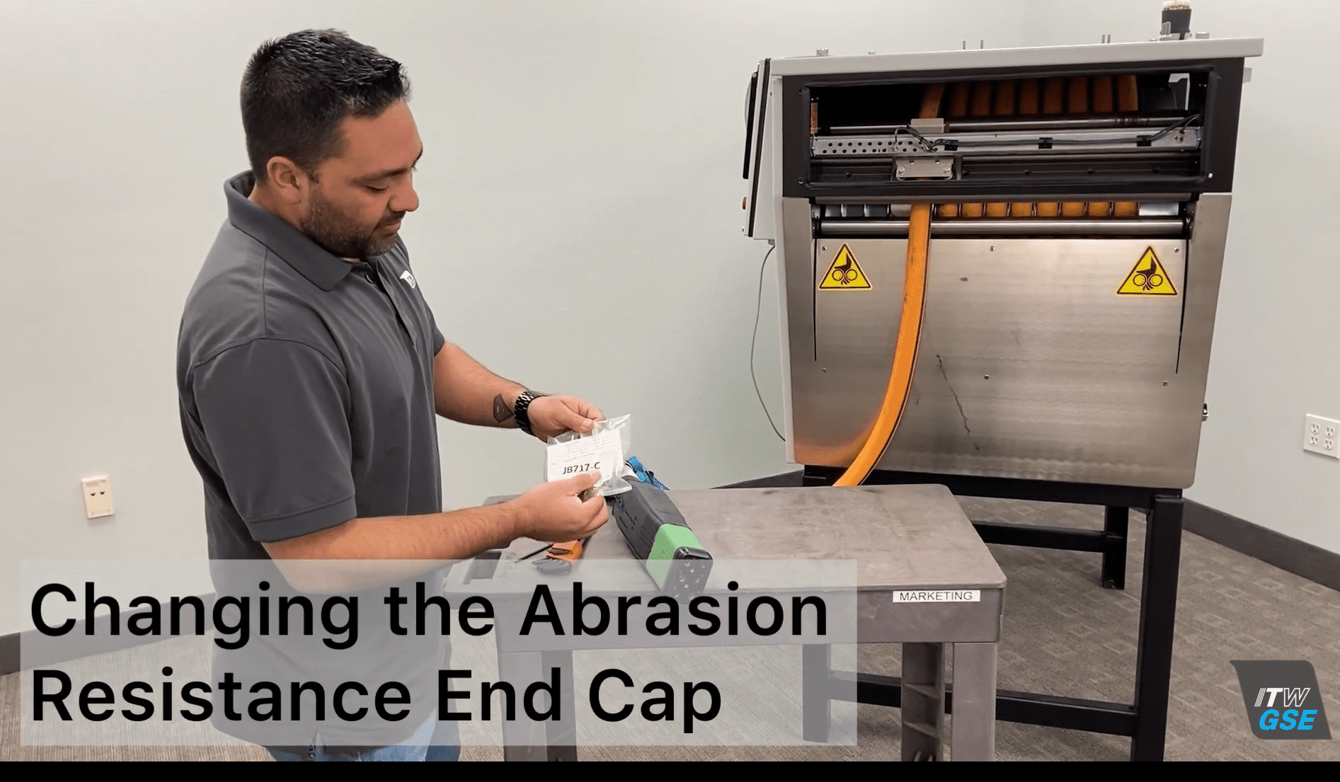 Changing the Abrasion Resistance End Cap - ITW GSE