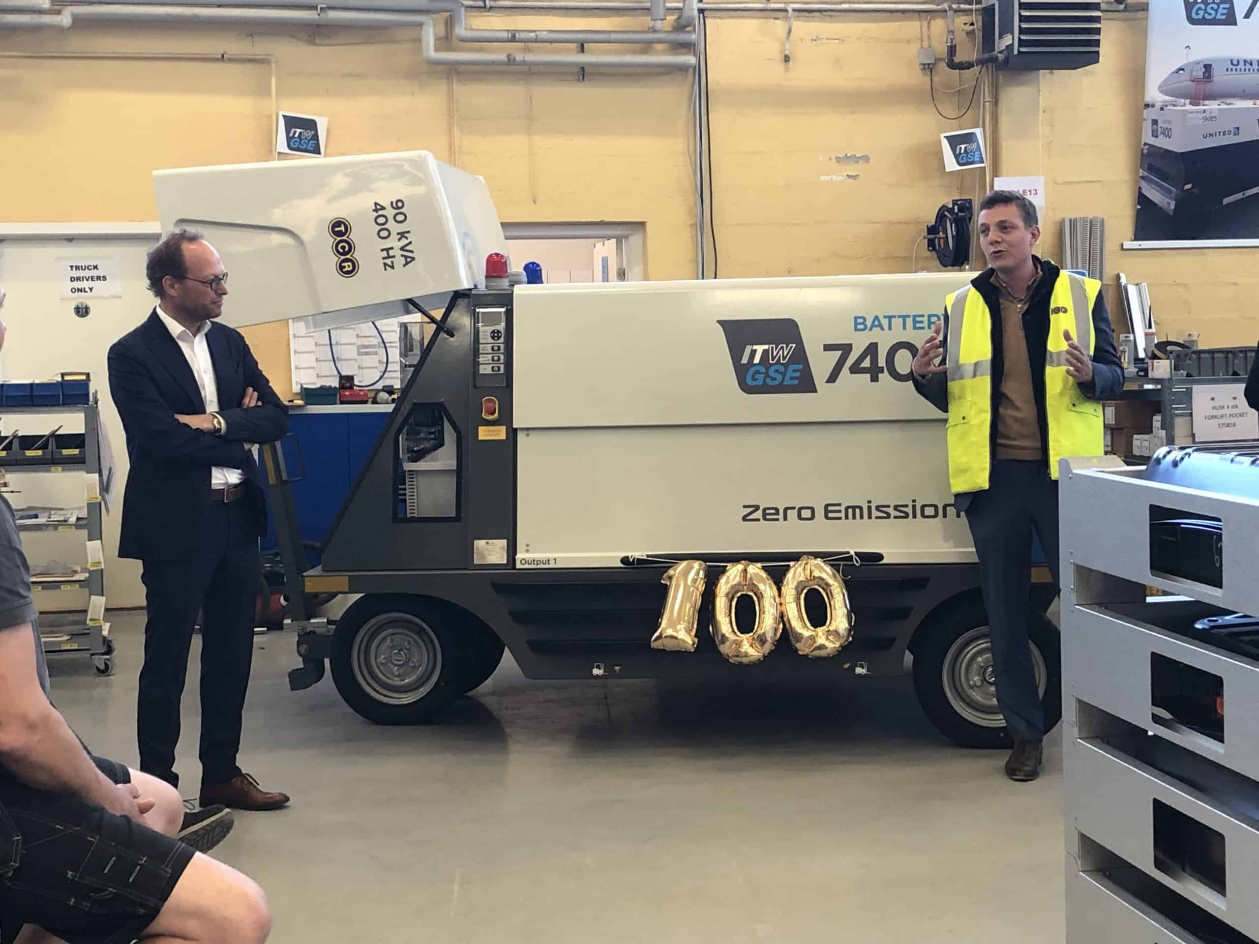 Celebrating the 100th unit of eGPU 90 kVA! - ITW GSE